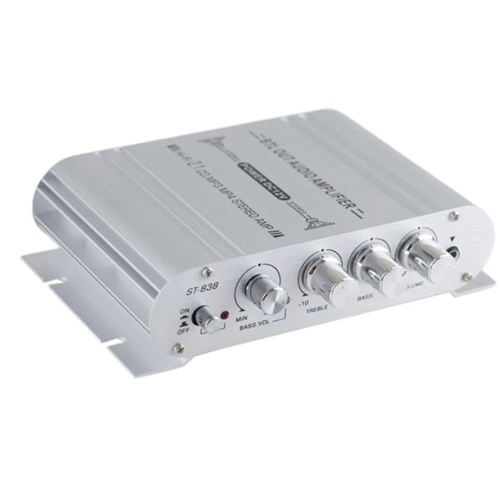 (RCPF) Car Stereo Amplifier Speaker Hifi Power 2.1 Channel Home ...