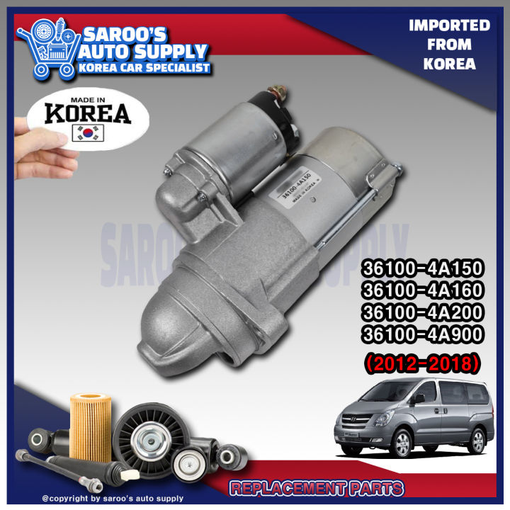 Starter Motor For Hyundai Grand Starex (12-19) , Brand New , Made In ...