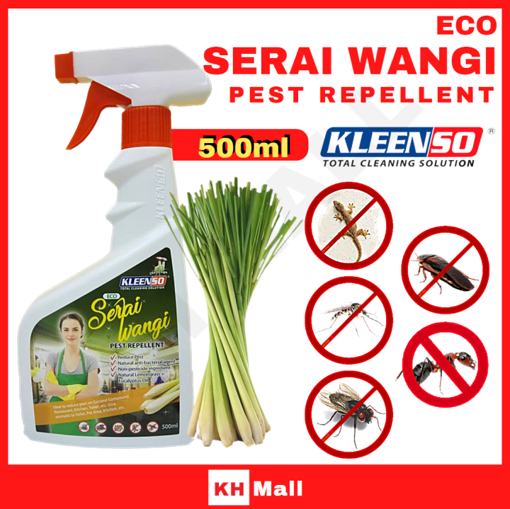 KLEENSO Eco Serai Wangi Pest Repellent Cleaner Spray - Anti-Bacterial ...