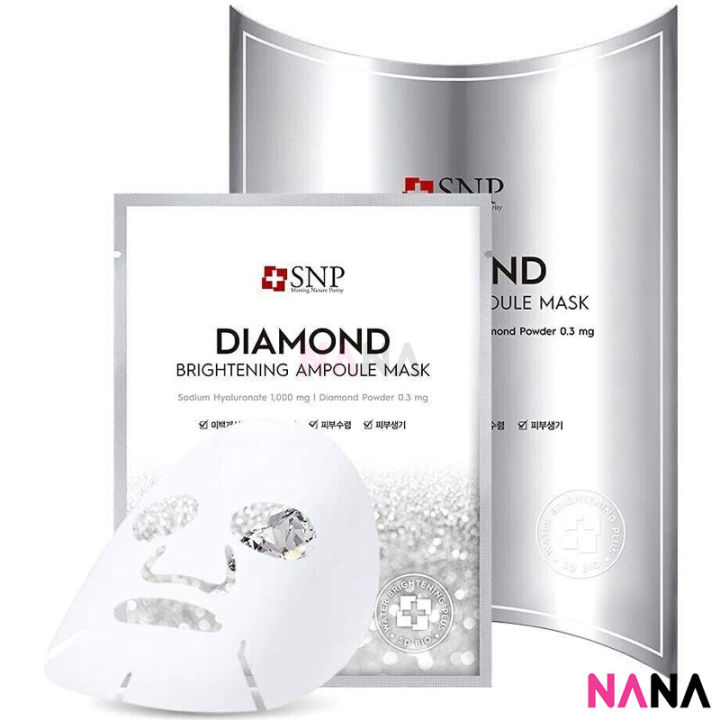 SNP Diamond Brightening Ampoule Mask (10 Pcs) | Lazada PH