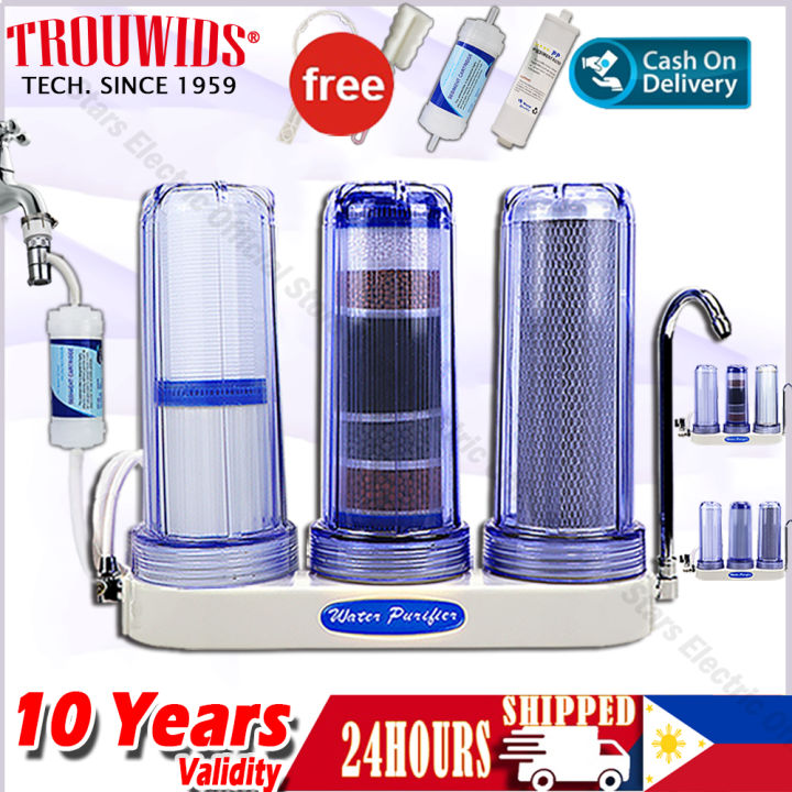 8 in 1 Alkaline Water Purifier Filter For Drinking Thicken Tap Water ...