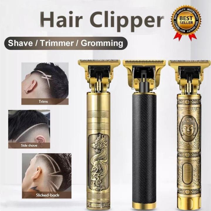 Cordless T9 Hair Clipper Professional Electric Hair Clipper Men Razor ...