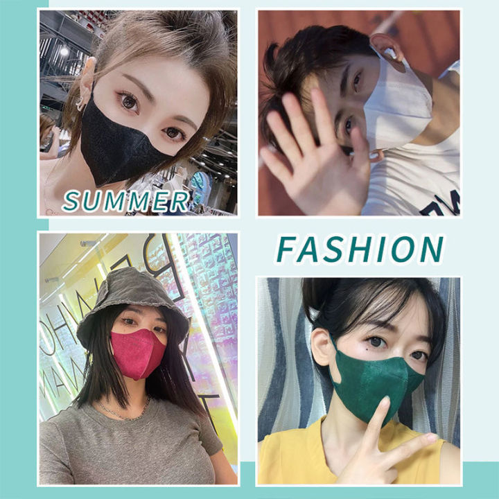 10 PCS 3D Face Mask Nanofiber Filter Face Mask KF94 50pcs Mask Medical ...