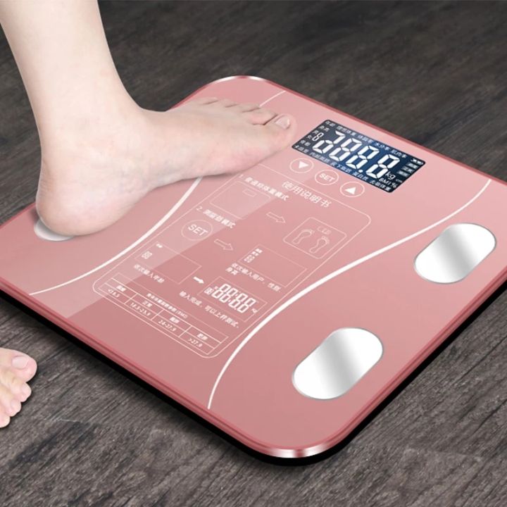 Body Fat scale Digital Human Weight Scales Floor ICD display Body Index ...