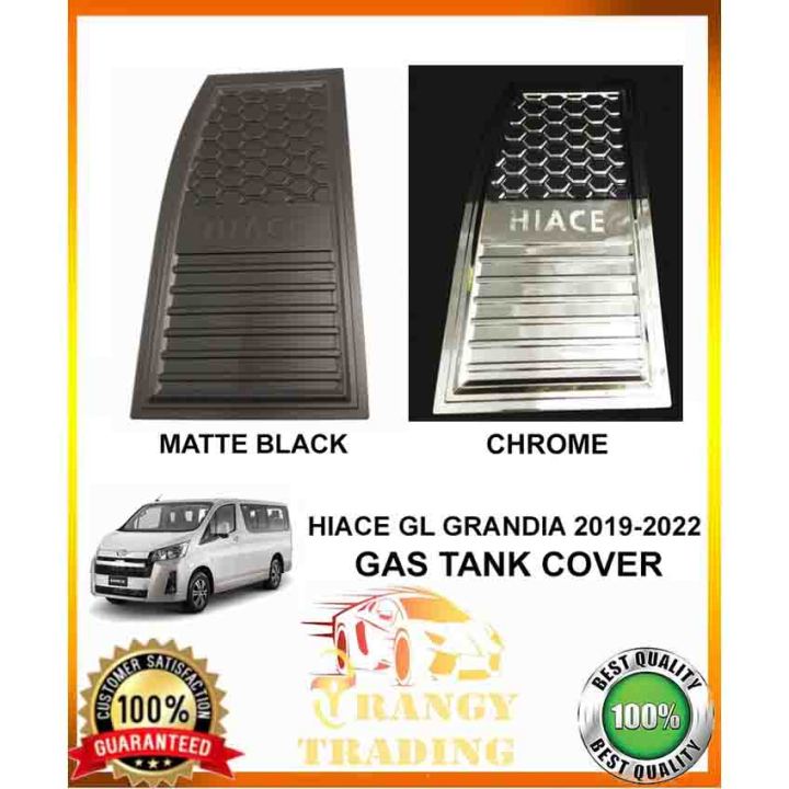 Toyota Hiace GL Grandia 2019 to 2022 Gas Tank cover MATTE BLACK ...