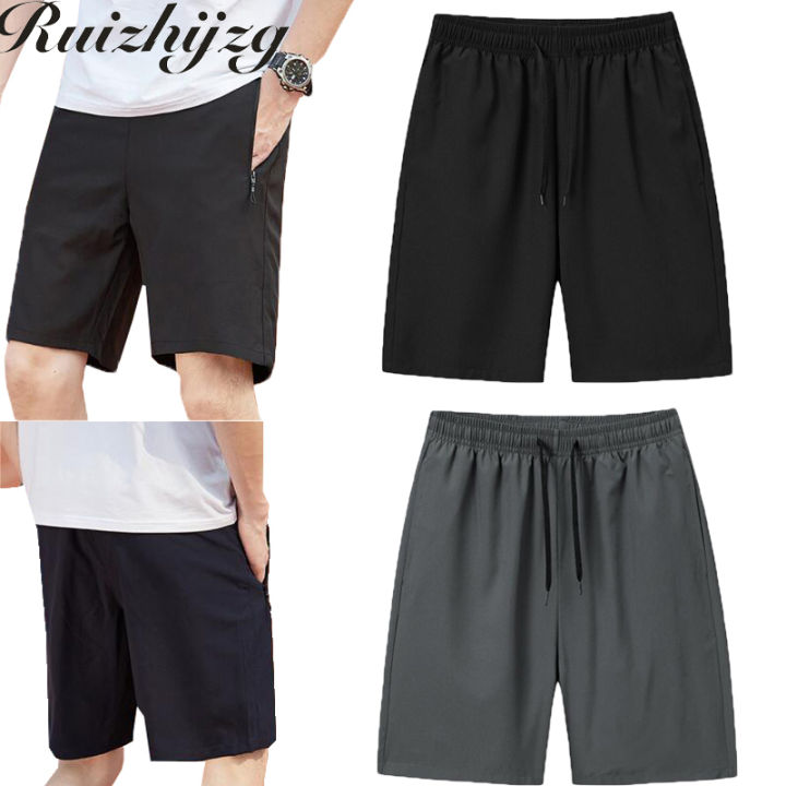 Ruizhijzg Ready stock M-9XL Ice Silk Summer Short Pants for Men with ...