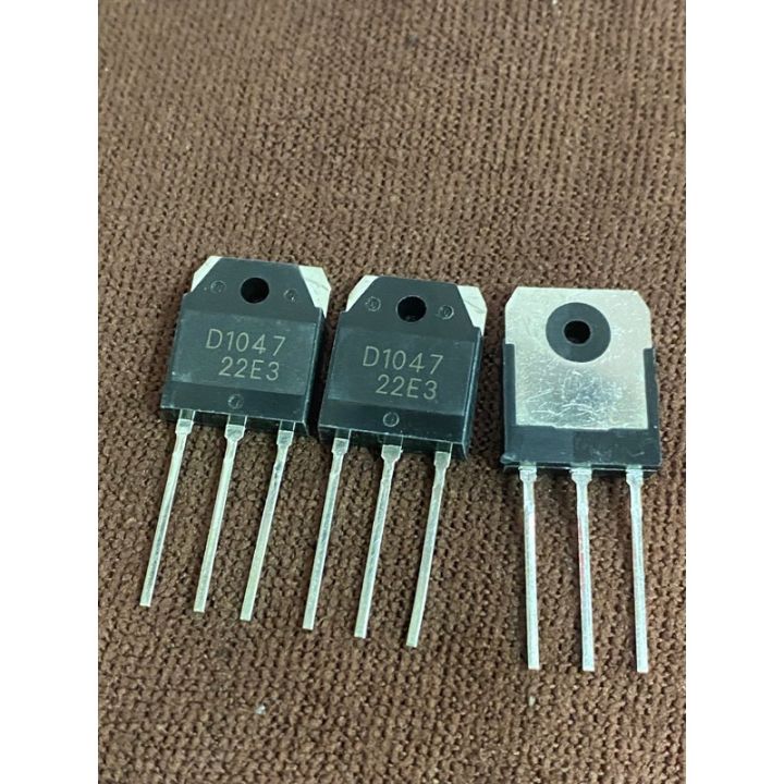 Transistor D1047 ทรานซิสเตอร์ NPN 12A 160V(ราคาต่อชิ้น)มีพร้อมส่งในไทย ...