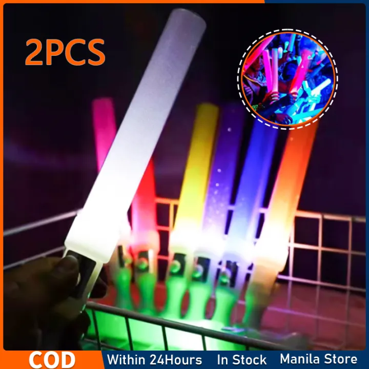 2 Pcs Light Sticks LED Glow Sticks for Concert Glow in the Dark Party ...