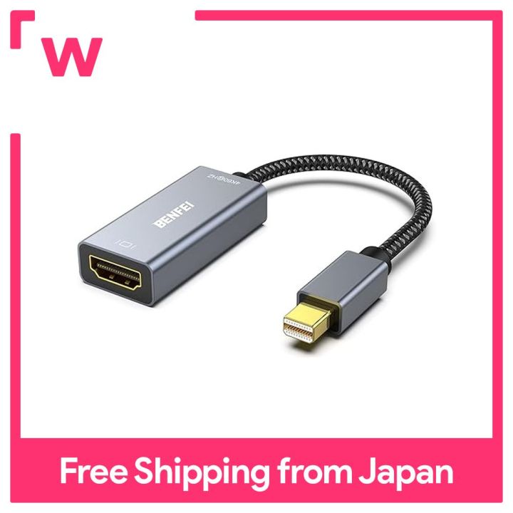 BENFEI Mini DisplayPort - HDMI, 4K60Hz Active Mini DP - HDMI Adapter ...