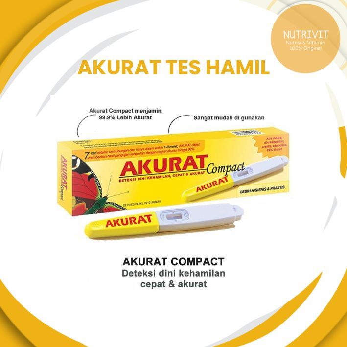 Test pack akurat compact | Lazada Indonesia
