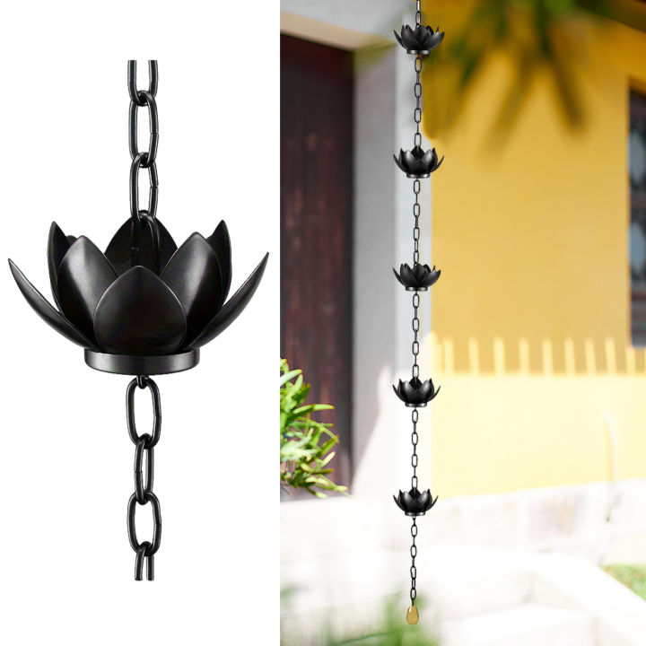 wanglin Decorative Rain Chain for Gutters Rain Chain Adapter for ...