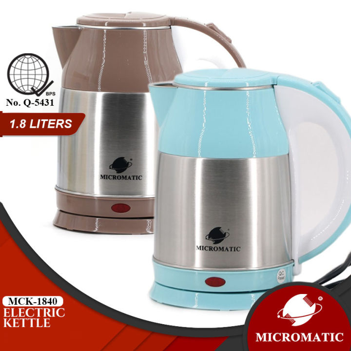 Micromatic MCK-1840 1.8Liters Electric Kettle | Lazada PH