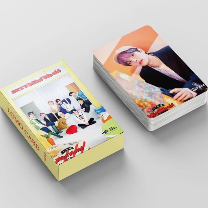 55pcs/box Stray Kids Photocards 2023 Season's Greetings LOMO Card Postcard Collection Card 47 ...