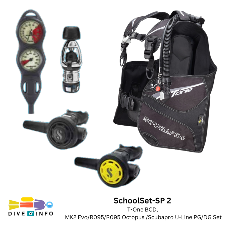 Scubapro Economy Set - T-One BCD, MK2 Evo/R095/R095 Octopus/Scubapro U ...