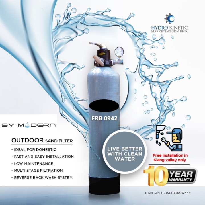 SY MODERN Outdoor Sand Filter Free Installation in KLG areas only, FRB ...