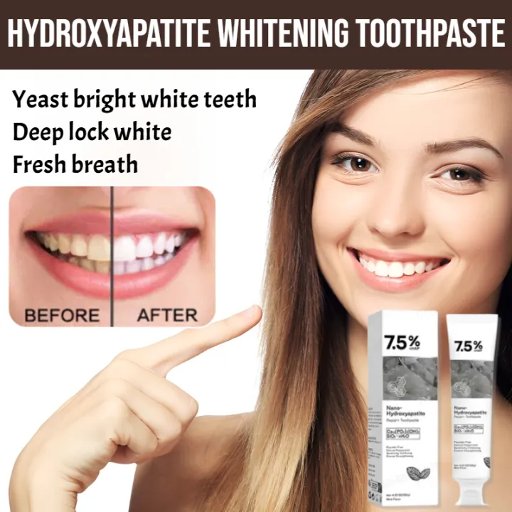 Hydroxyapatite Whitening Toothpaste To Promote Tooth Regeneration ...