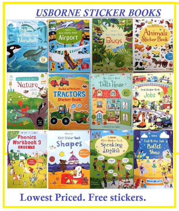 SG60 Special Promo! 3-Days Only! ALL AVAILABLE Usborne First Sticker ...