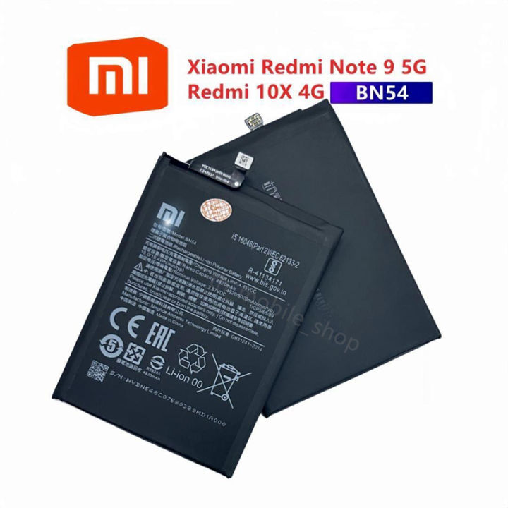 แบตเตอรี่ BN54 ของแท้100% แบตเตอรี่ Xiaomi Redmi 9 (BN54) รับประกัน 3 ...