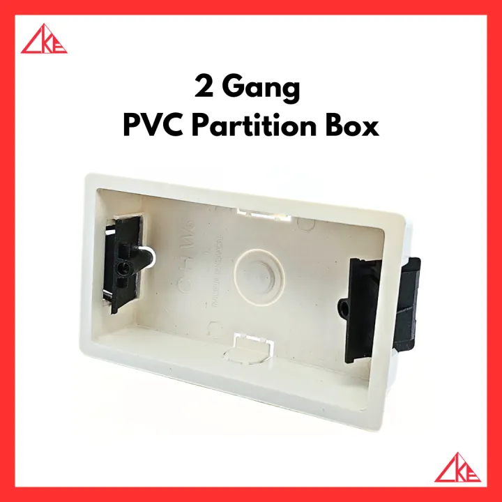 2 Gang PVC Partition Box (Screws Not Included) | Lazada Singapore