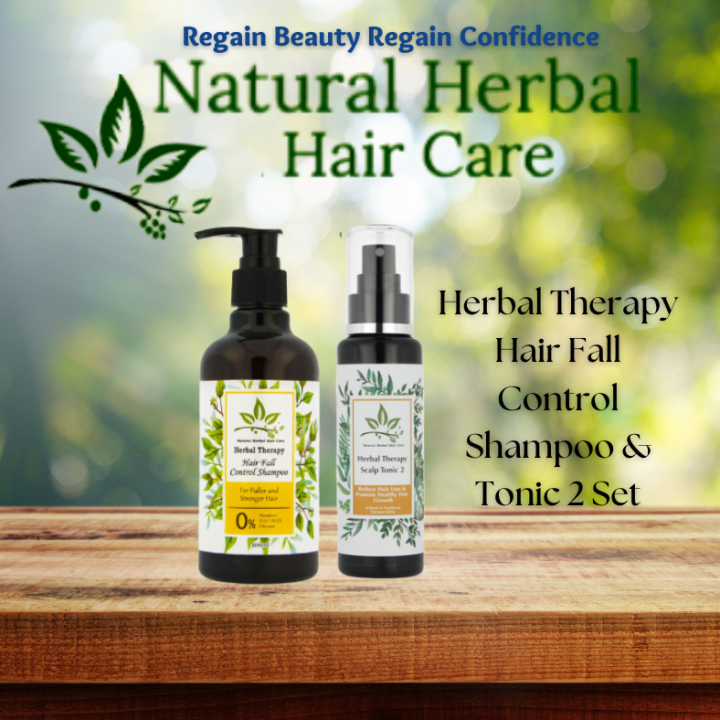 Herbal Therapy Hair Fall Control Set (Hair Fall Control Shampoo 300ml ...