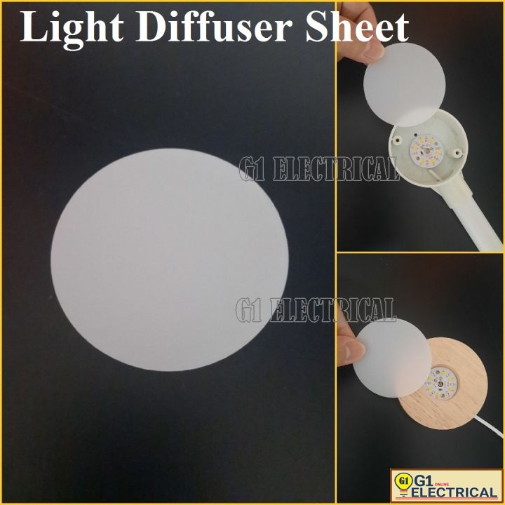 35mm ~ 147mm Light Diffuser Sheet/Cover/plate ( round type),Thickness 1 ...