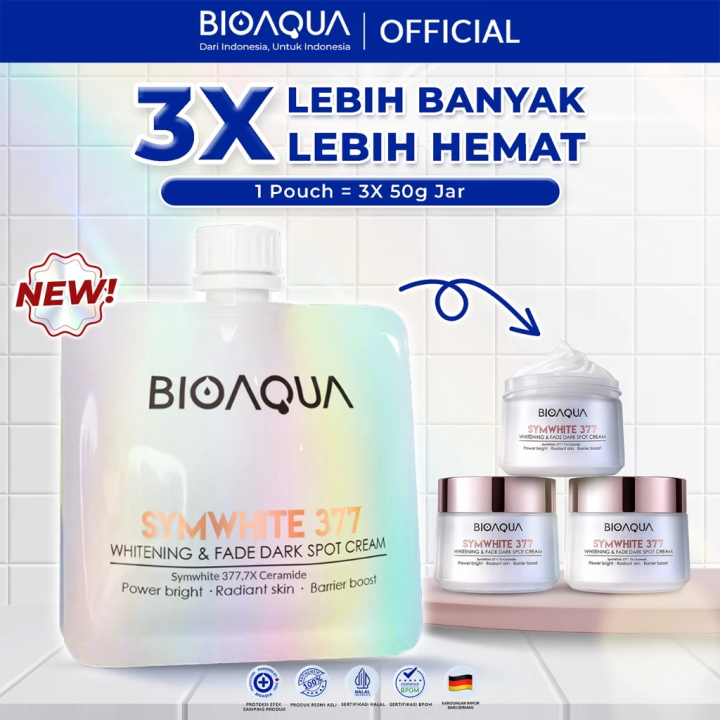 【NEW LAUNCH】BIOAQUA SymWhite 377 Whitening & Fade Dark Spot Cream（BIG SIZE）150g | Lazada Indonesia