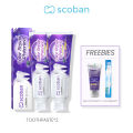 Scoban Whitening Toothpaste + Mouthwash 200ml Baking Soda toothpaste ...