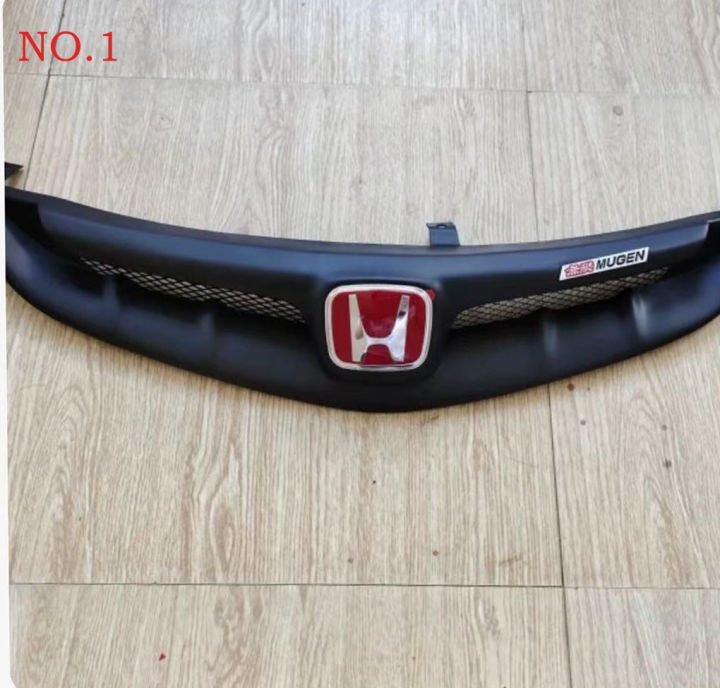 Honda Civic Grille 2005-2010/Carbon Fiber/Front/Bumper/Upper/Logo ...