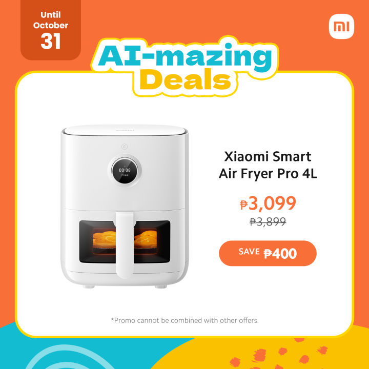 Xiaomi Smart Air Fryer Pro 4L | Lazada PH