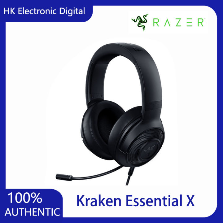 Razer Kraken X Essential Gaming Headset 7.1 Surround Sound Headphone ...