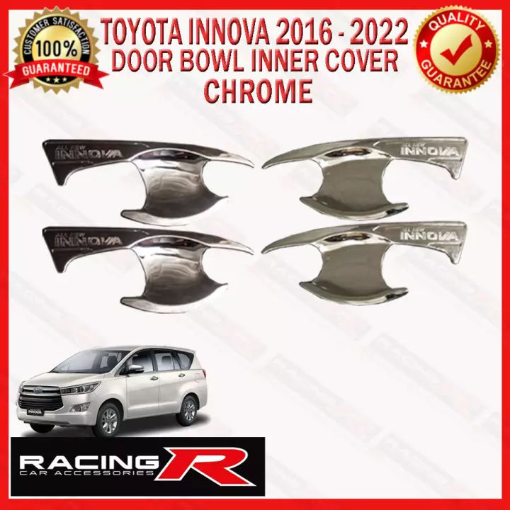 Toyota Innova 2016 to 2025 Door Bowl Inner Garnish Cover Chrome 2017 ...