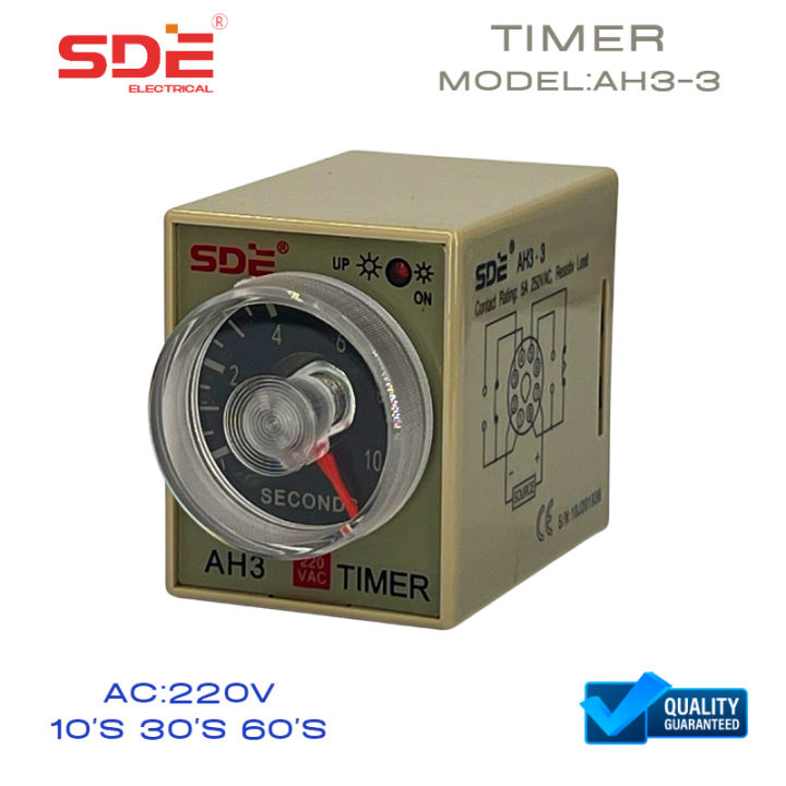 SDE ON DELAY TIMER (10S, 30S AND 60S) *WITHOUT SOCKET* | Lazada PH