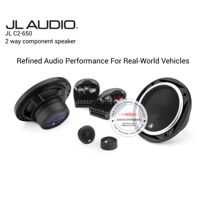 Speaker Split 2 Way Component JL AUDIO C2-650 C2 650 6.5 Inch Speaker ...