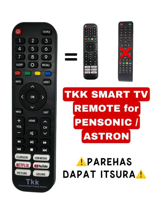 Astron Smart TV Remote Control for New Version Only | Lazada PH