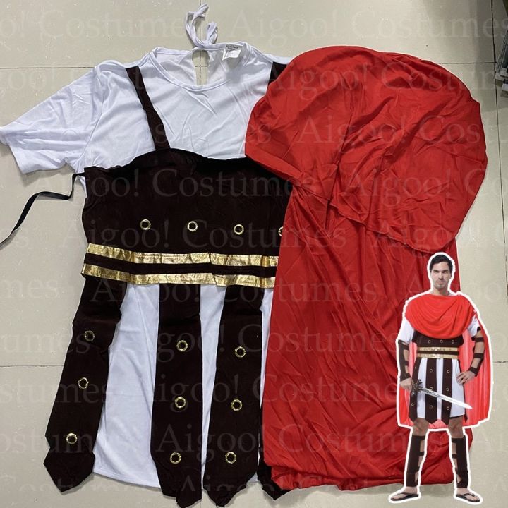 United Nations Roman Warrior Spartan Costume for Men Halloween Cosplay ...