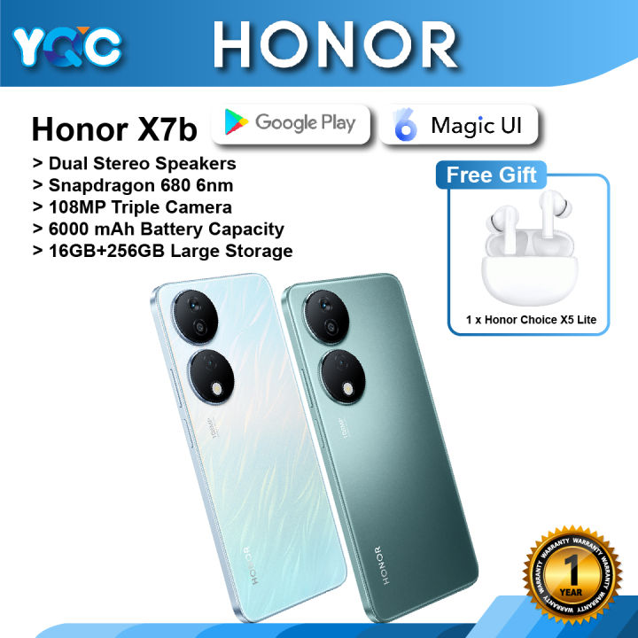 HONOR X7b | 6.8" FHD Display | 16GB + 256GB | 6000mAh Ultra-Lasting ...