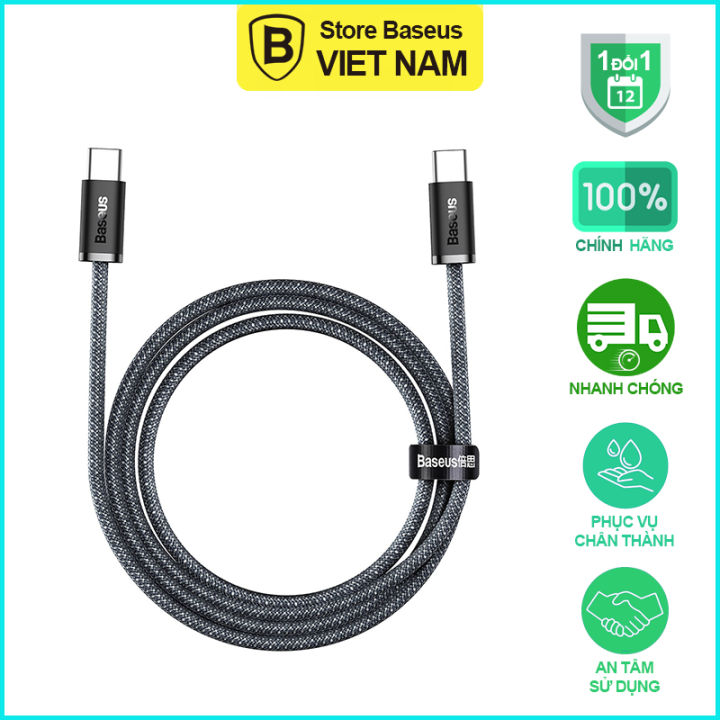 Baseus Type C To Type C Cáp Dữ Liệu Sạc Nhanh Baseus Dynamic Series