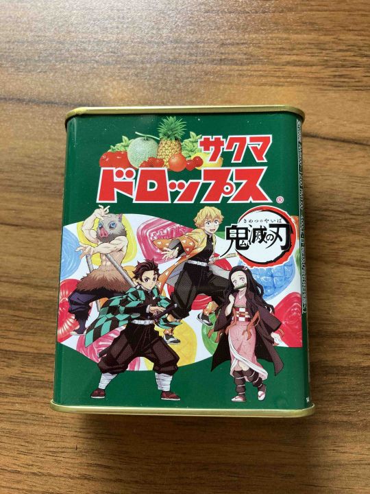 Sakuma Drops Candy Demon Slayer ซาคุมะดรอปส์ ลูกอม รสผลไม้ ลูกอมกระป๋อง ...