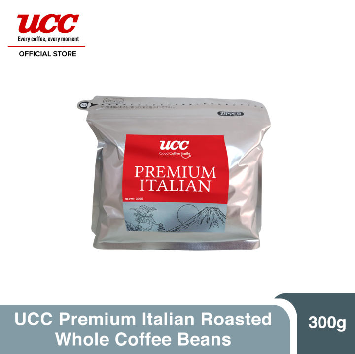 UCC Premium Italian Roasted Whole Coffee Beans 300g | Lazada PH