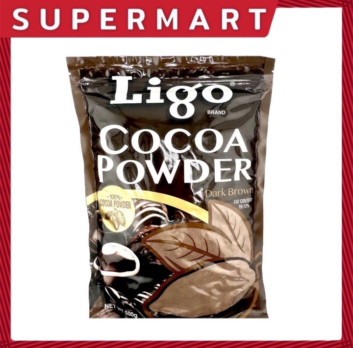 SUPERMART LIGO DARK BROWN COCOA POWDER 500 G. ผงโกโก้ สแตนดาร์ด ดาร์กบ ...