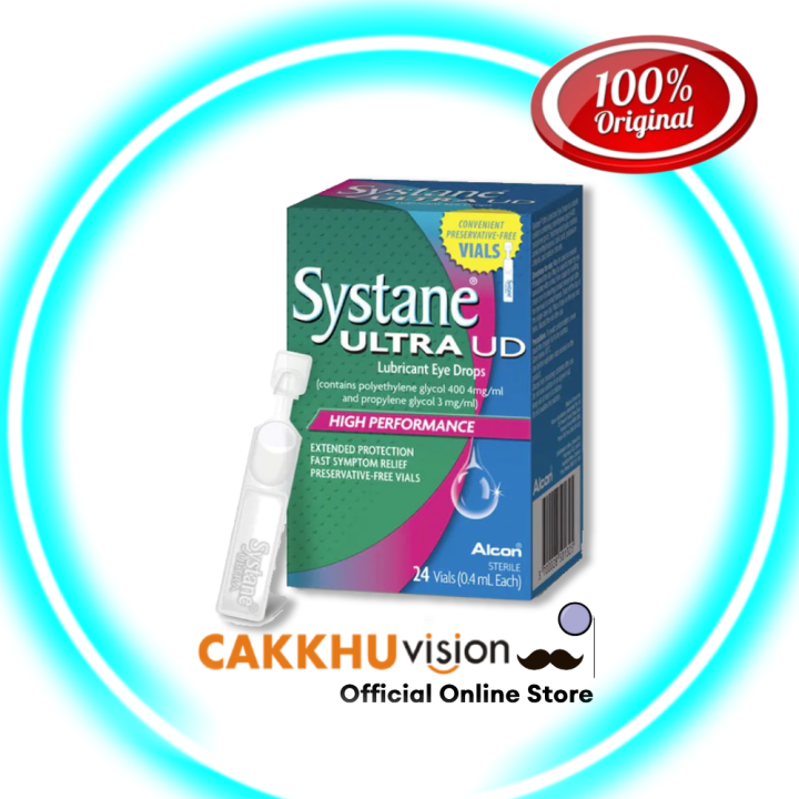 Alcon Systane Ultra Lubricant Eye Drops 0.5ml x 24 vials | Lazada