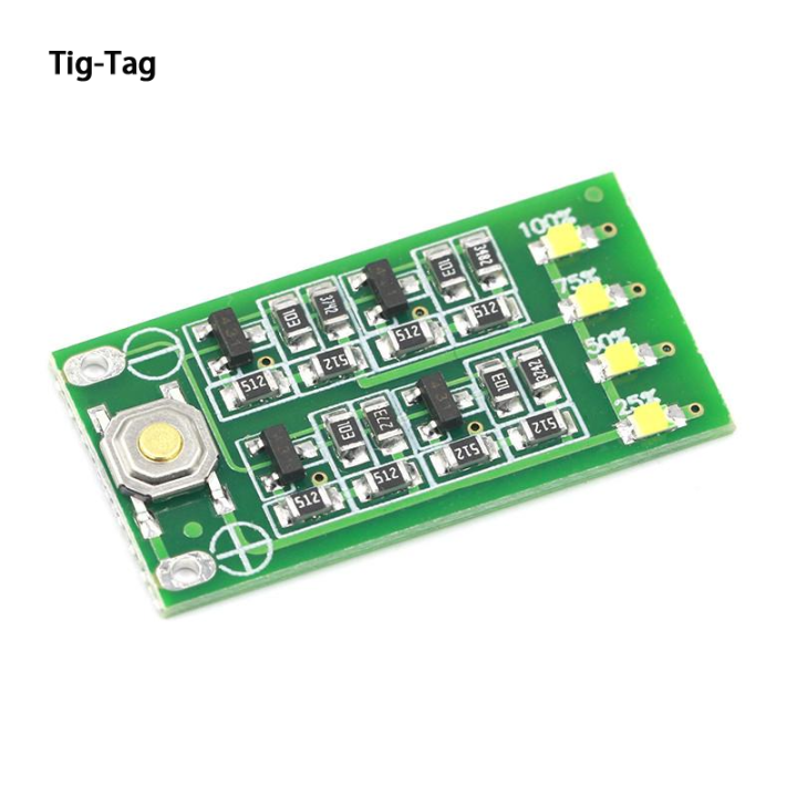Tig-Tag 18650 lithium battery charging capacity display module 3S ...