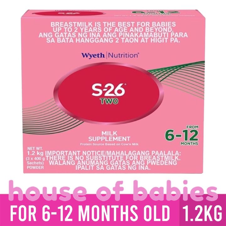 S-26 TWO 1.2kg 6-12 Months Old Milk Supplement | Lazada PH