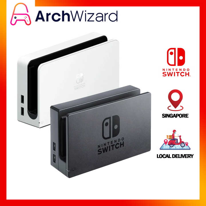 Nintendo Switch Dock Gen 1 Gen 2 Model & OLED Model - Black White 任天堂 ...