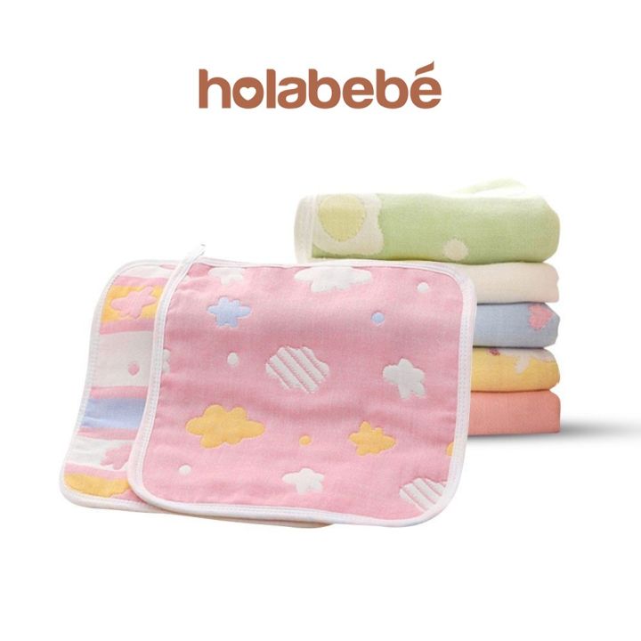Bamboo Muslin Baby Handkerchief 6 Layer | Lazada