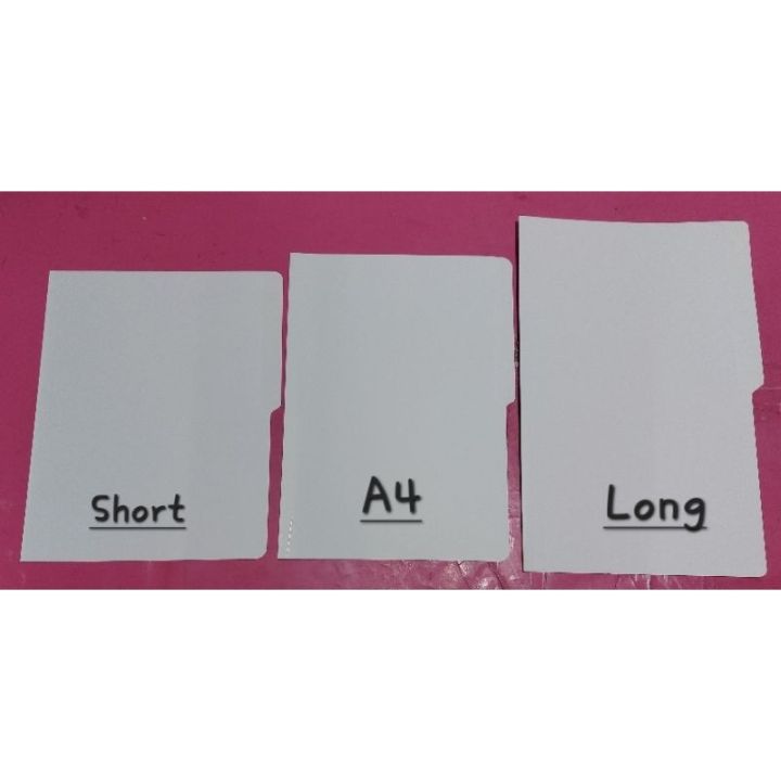 White Folder 14 pts 10 pcs (Long, A4, Short Sizes) | Lazada PH