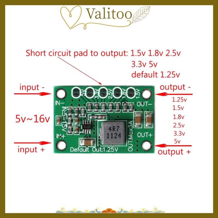 [Valitoo] DC Voltage Regulator Step Down Power Supply Module 5-16V To 1 ...