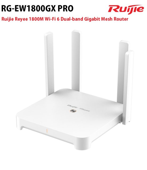 Ruijie RG-EW1800GX PRO Ruijie Reyee 1800M Wi-Fi 6 Dual-band Gigabit ...