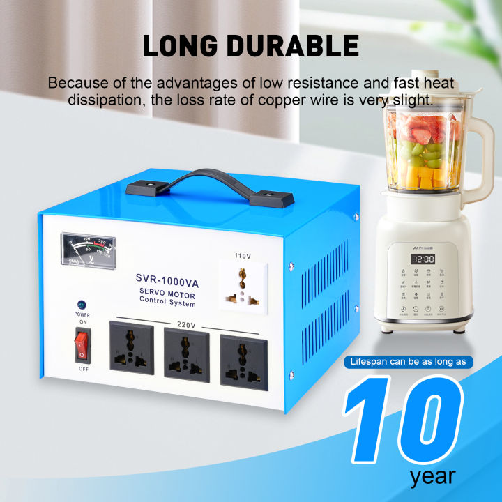 Himark SVR-1000VA Servo Motor Type Automatic Voltage Regulator (AVR ...