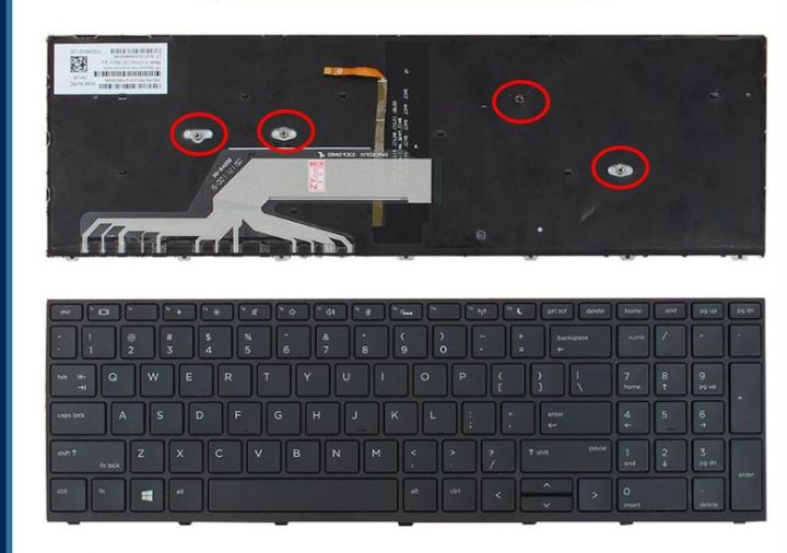 Hp Probook 450 G5 /455 G5 /470 G5/650 G4 /650 G5 English Checkboard ...